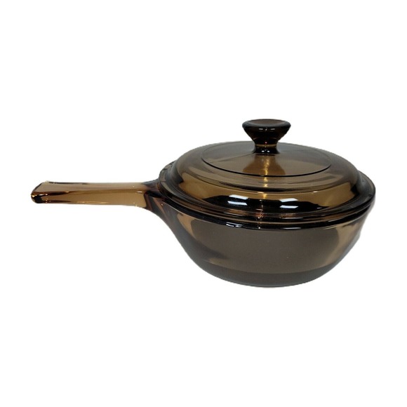 Corningware | Kitchen | Corning Pyrex Vision Ware Amber Cookware 6 ...